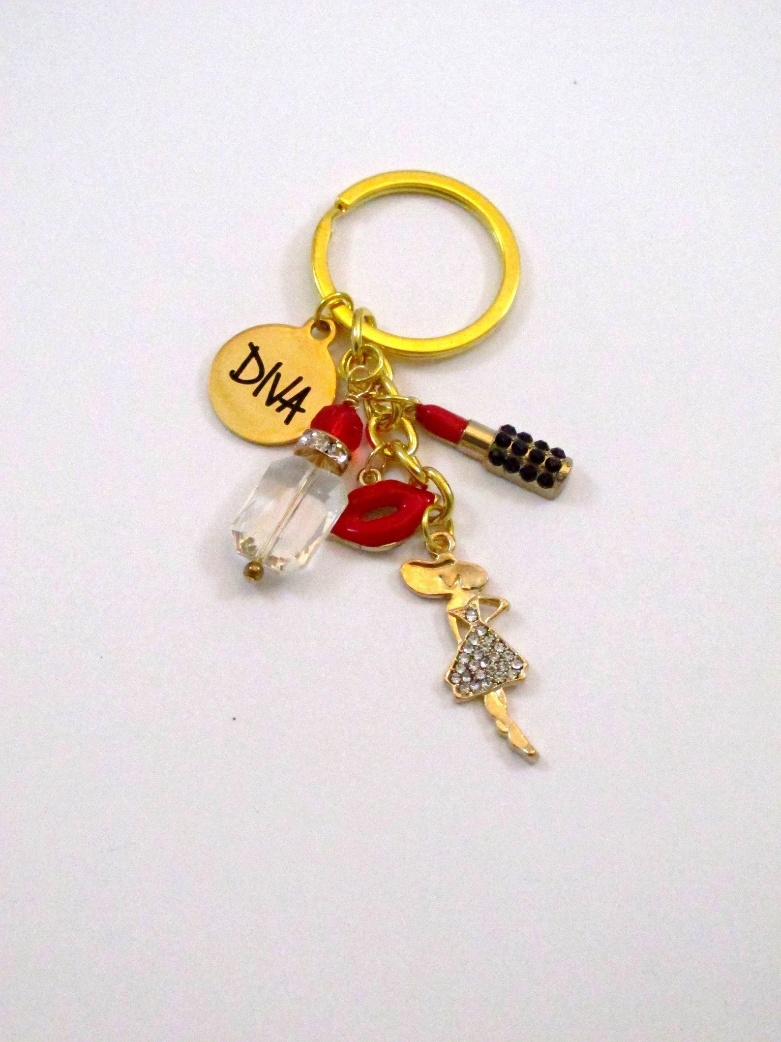 GIRLY GIRL Key Ring-diva Key Ring-fashionista Key Ring-car - Etsy
