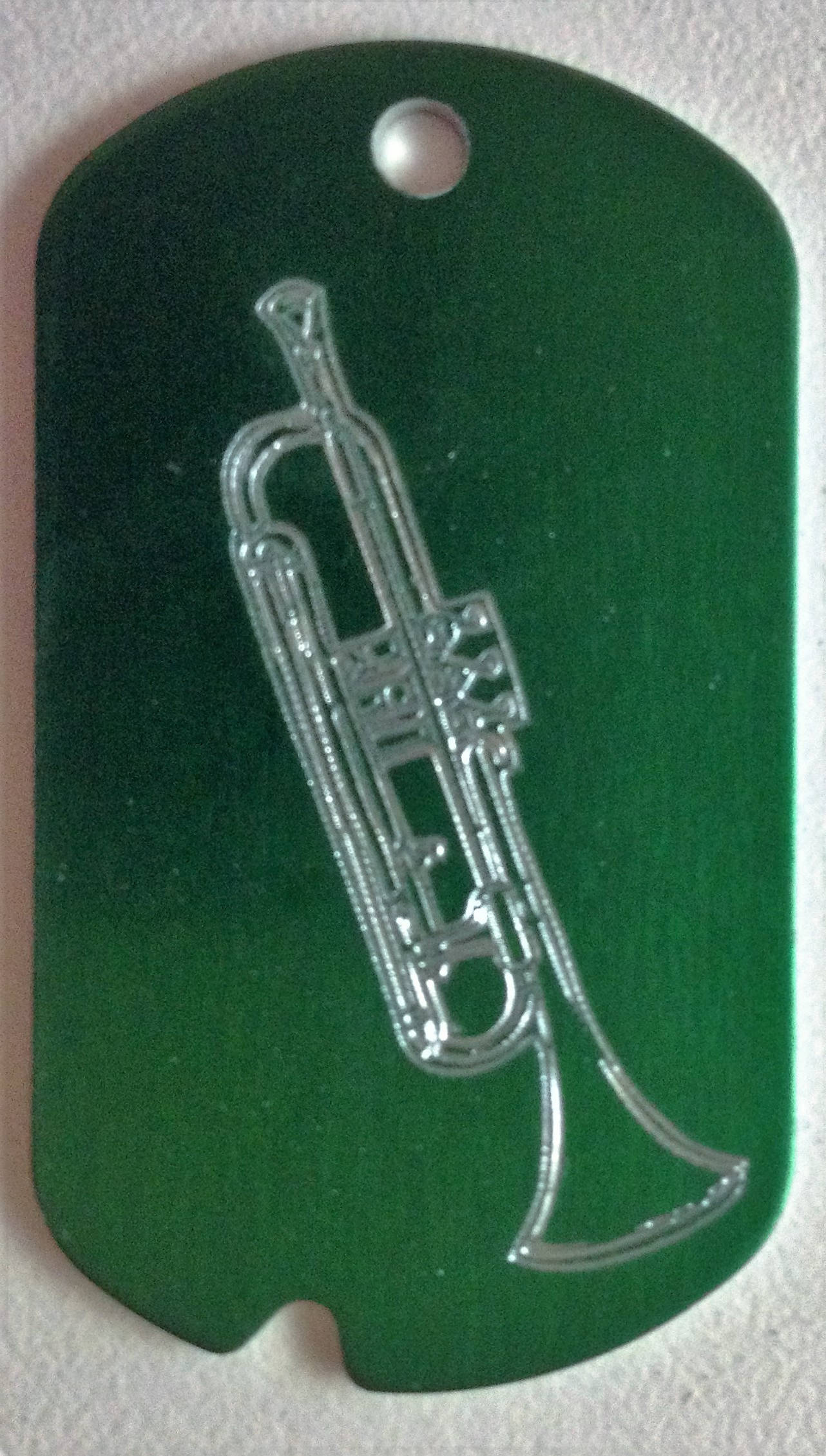 Dog Tag Including 24" Ball Chain - Etsy