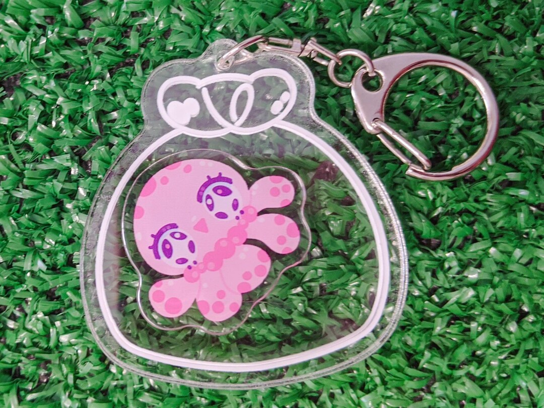 Clara Jellyfish Shaker Keychain - Etsy