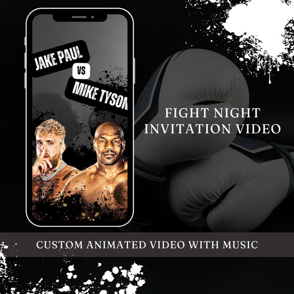 Fight Night Party - Etsy