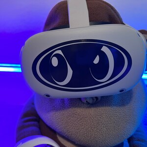 Oculus Quest 2 Decal eyes Black Vinyl - Etsy