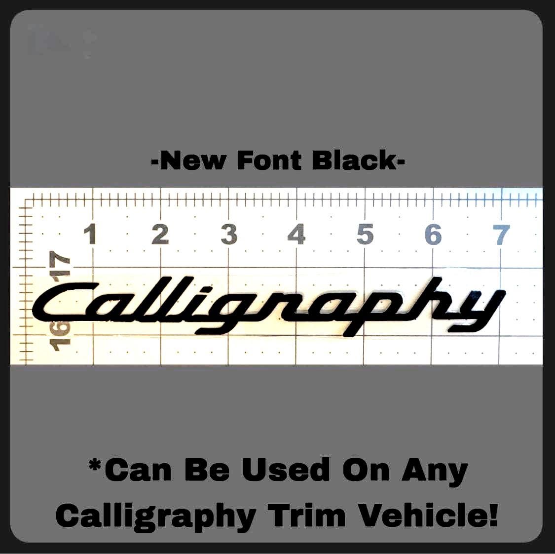 Calligraphy Decal (UV DTF) - Etsy
