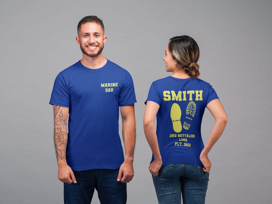 Military Graduation Marines Shirts Custom Military Matching Civilian ...