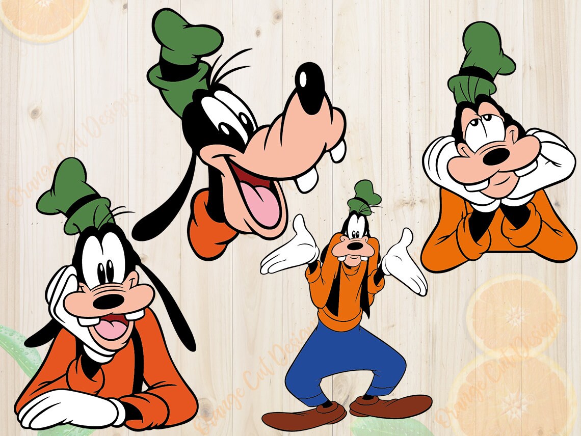 Goofy Svg Goofy cutfiles Goof svg Goofy head svg Disney | Etsy