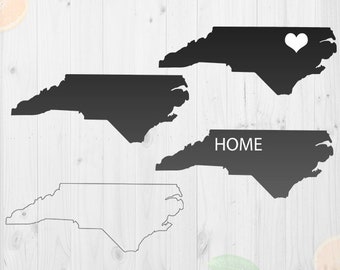 North carolina svg | Etsy