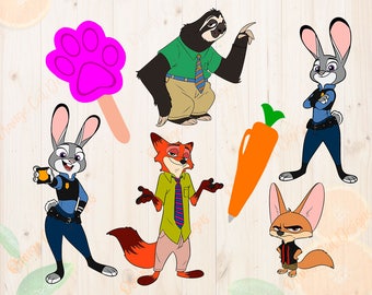 Zootopia clipart | Etsy