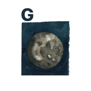 Original Mini Moon Watercolours - Etsy
