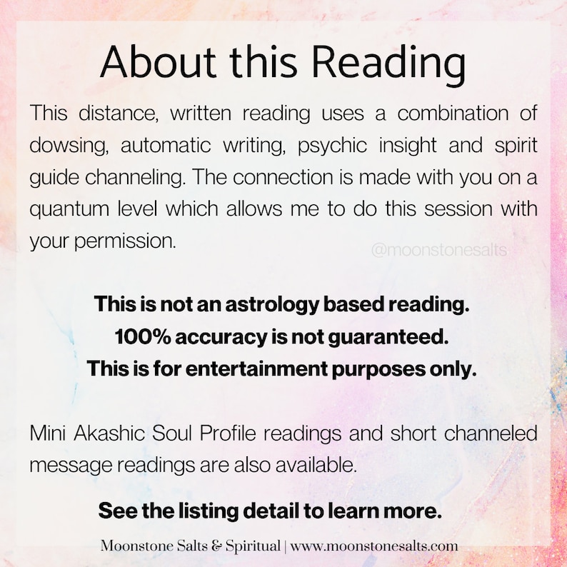 Akashic Record Reading | Soul Purpose Journey | Life Path, Past Lives ...