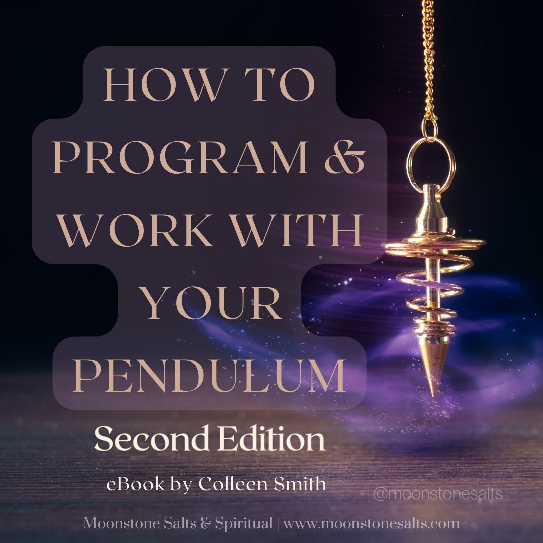 How to Use a Pendulum Learn Dowsing Pendulum Guidebook - Etsy