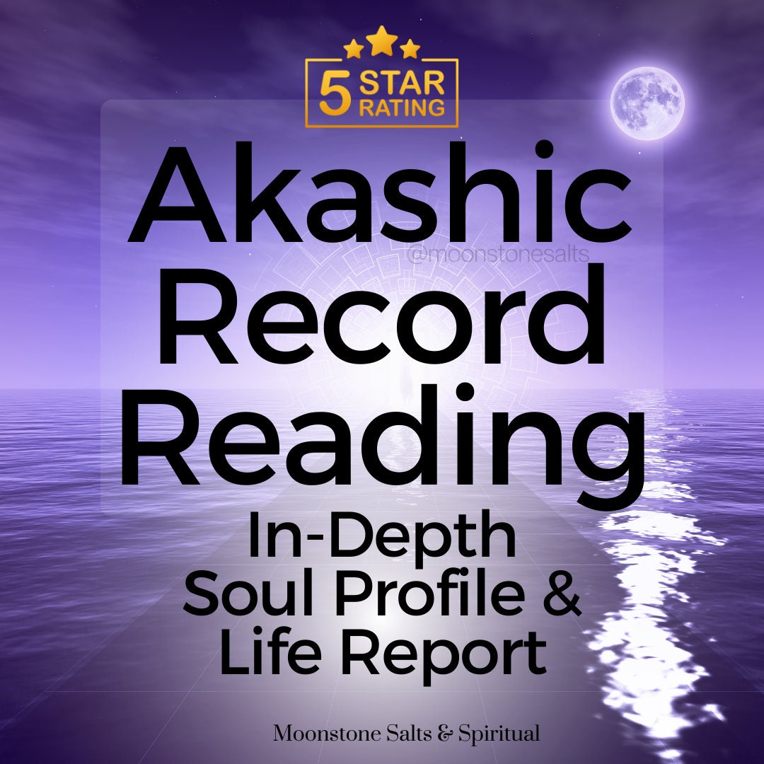 In Depth Akashic Record Reading: Professional Life Reading, Soul ...