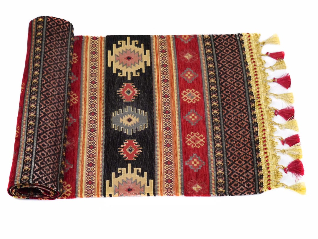 Turkish Table Runners Aztec Collection Oriental Table Runner - Etsy