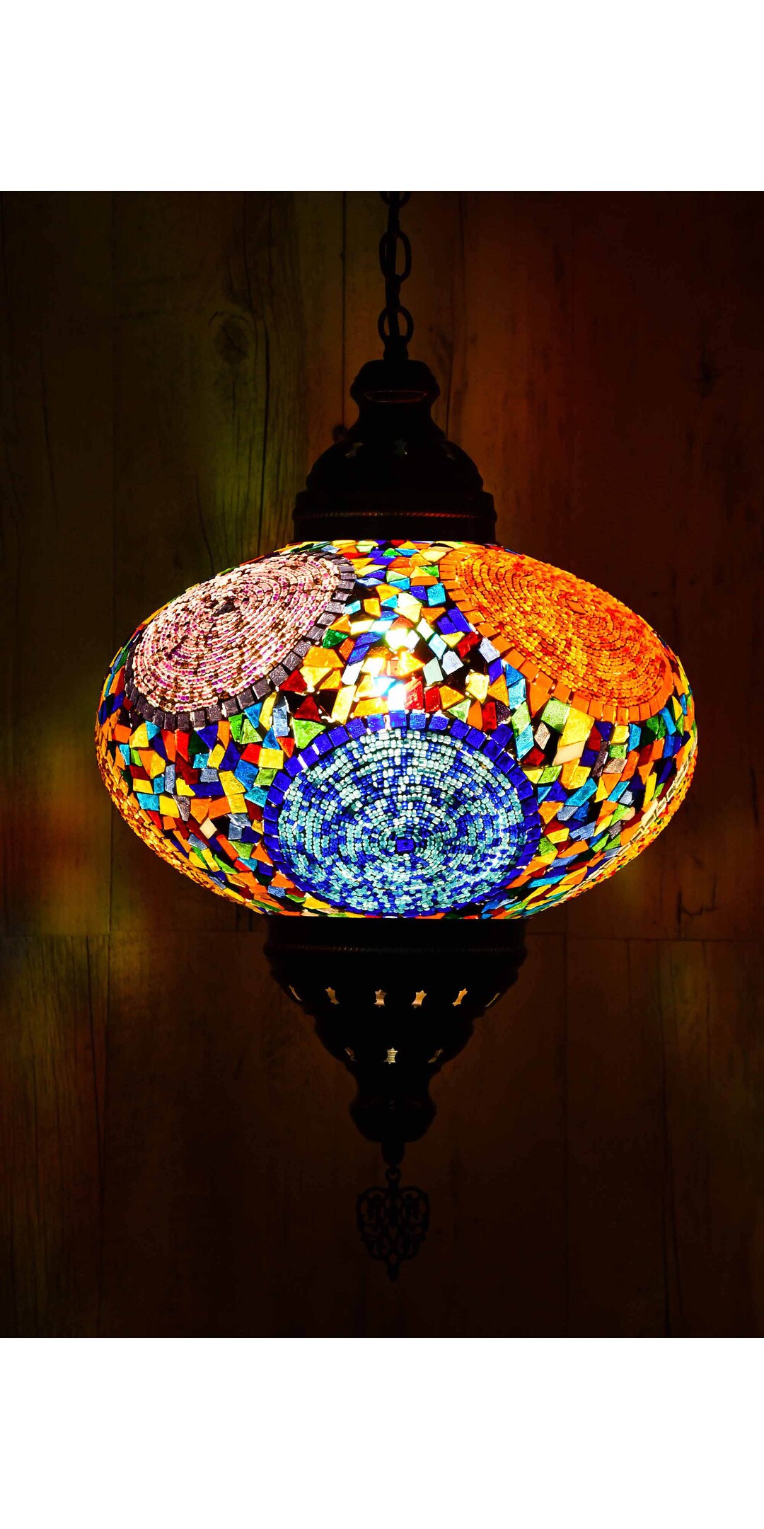 Turkish Mosaic Pendant Light Multicoloured 100% Genuine Authentic ...