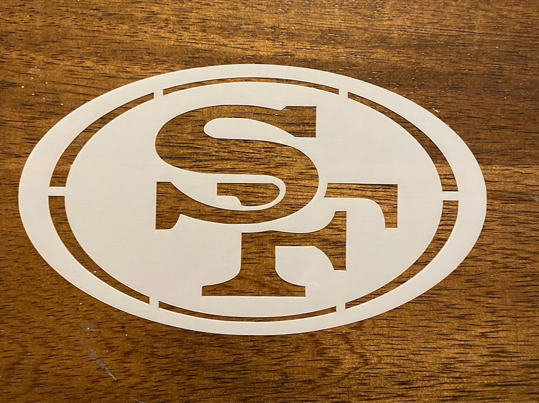 Sans Francisco 49ers Reusable 10 MIL Laser Cut Mylar Stencil Paint Art ...