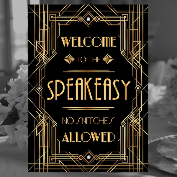 Speakeasy - Etsy