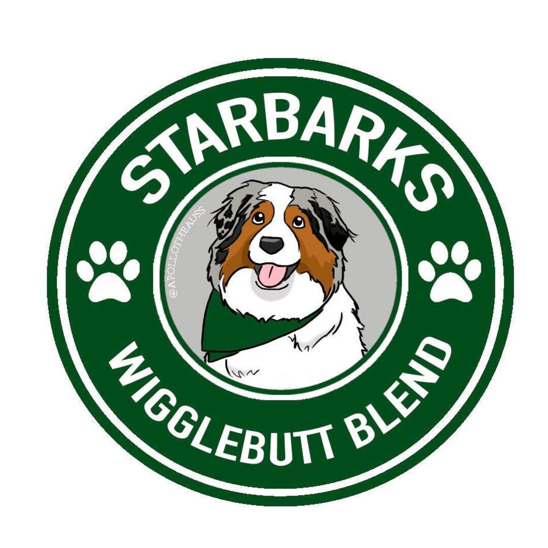 Wigglebutt Blend Stickers | Aussie Gifts, Aussie, Australian Shepherd, Waterproof Stickers ...