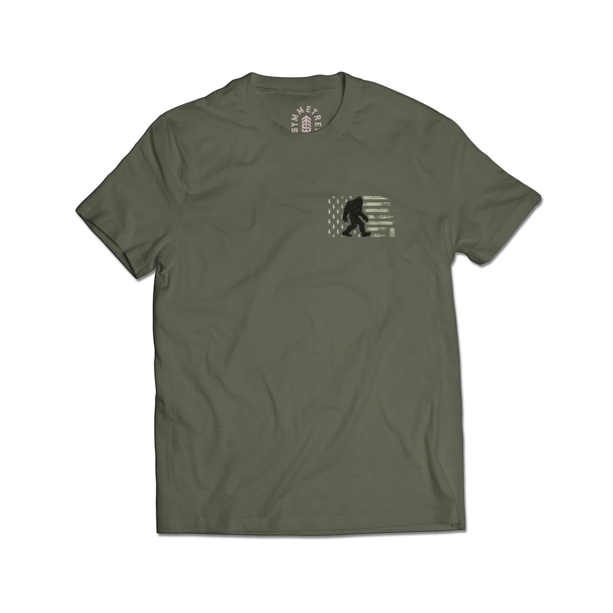 Squatch Shirt - American Flag - Bigfoot - Pacific Northwest - USA ...