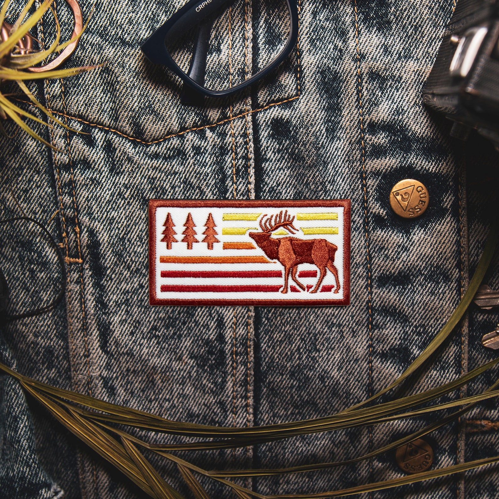 Elk Patch American Flag Hunting PNW Pacific Northwest - Etsy