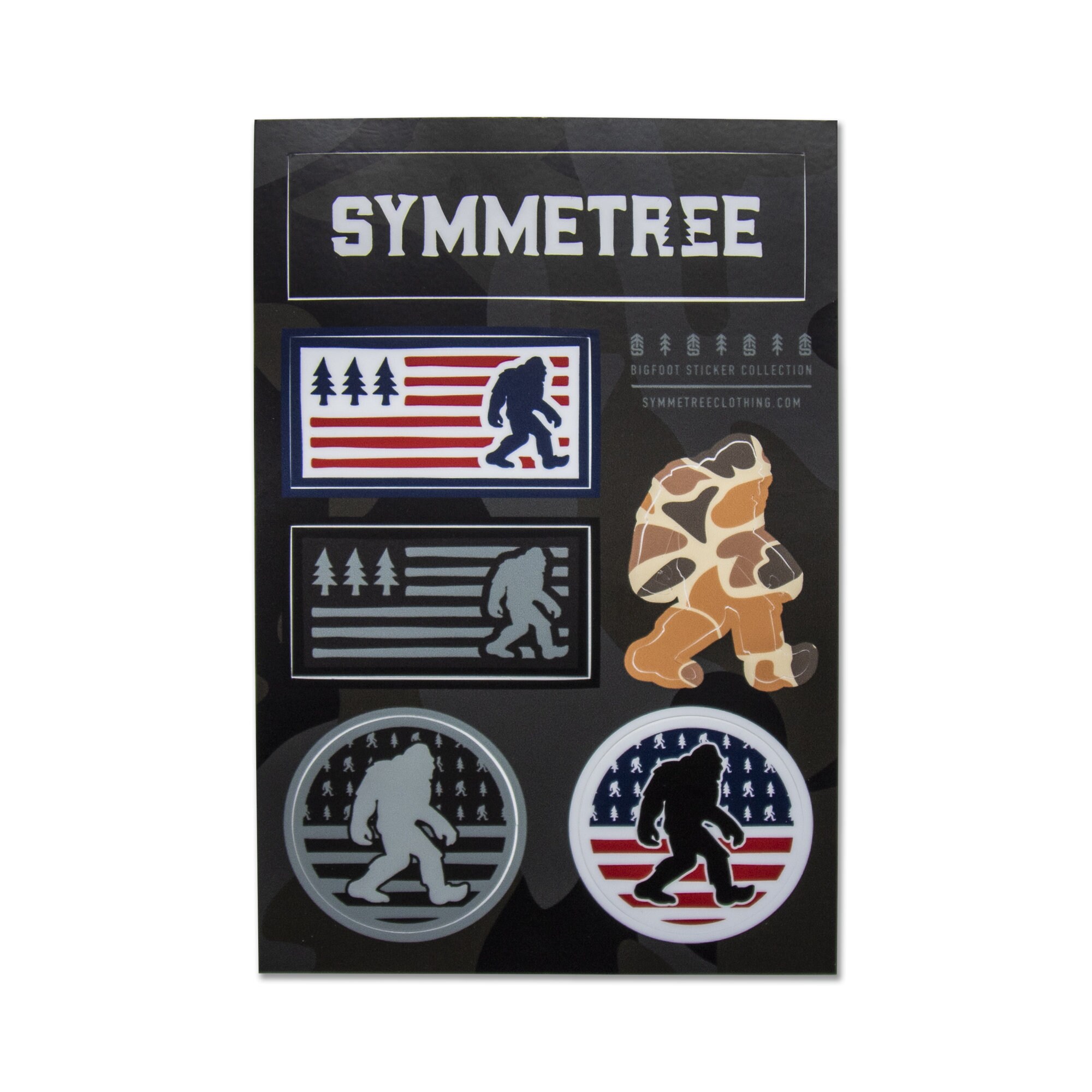 Squatch Sticker Pack American Flag Bigfoot PNW Pacific | Etsy