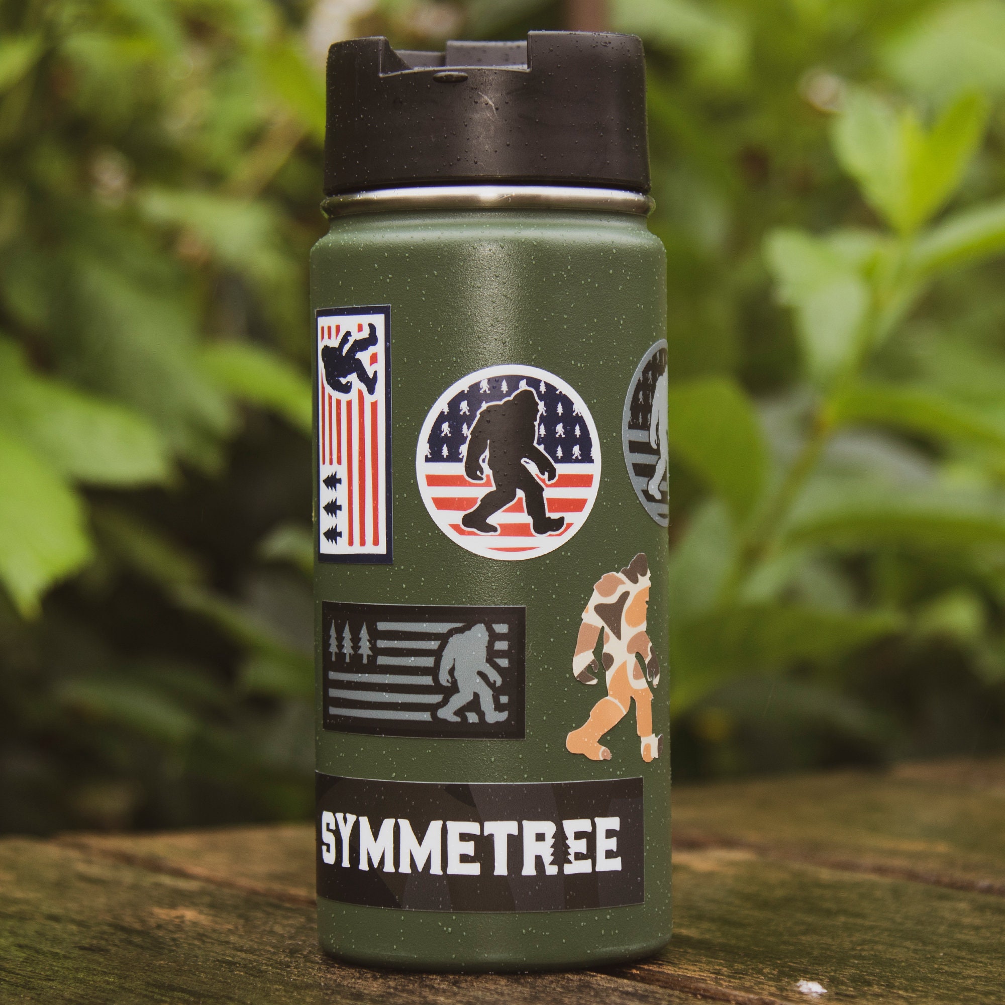 Squatch Sticker Sheet American Flag Bigfoot PNW | Etsy