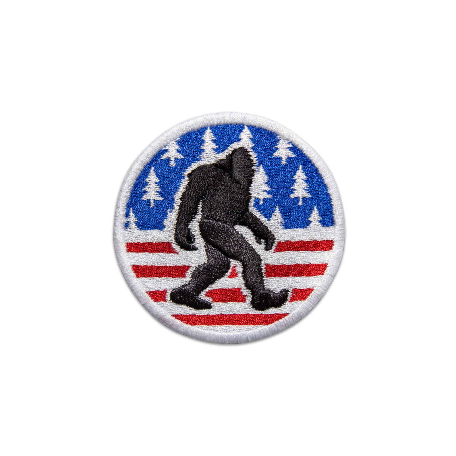 Squatch Patch American Flag Bigfoot PNW Pacific - Etsy