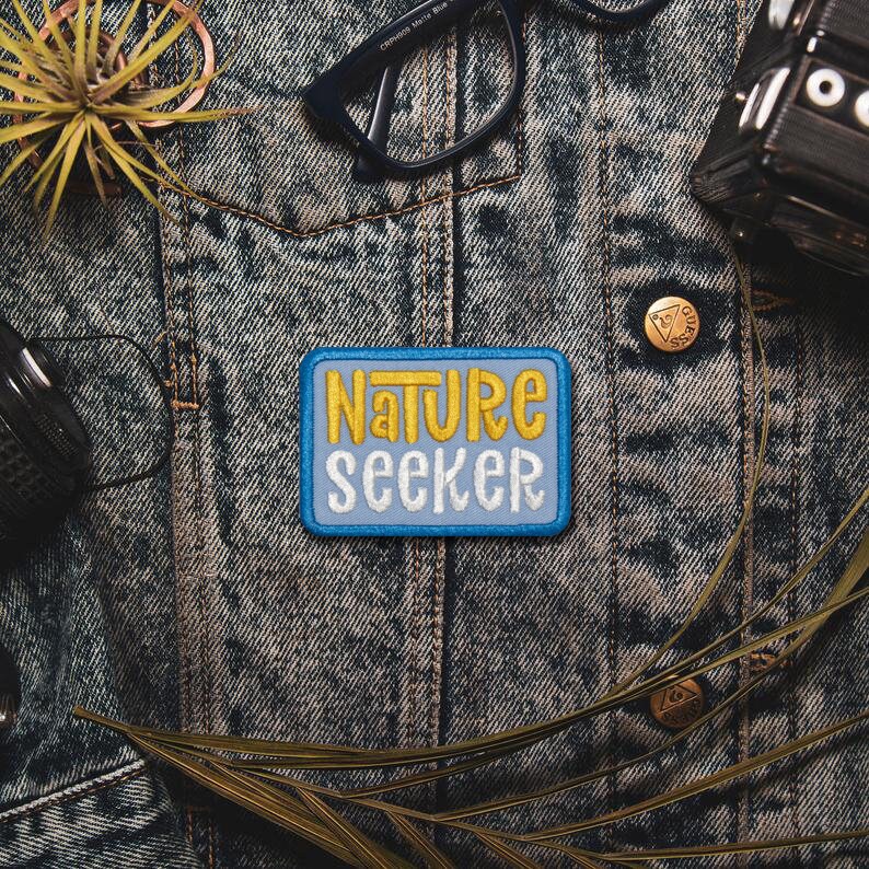 Nature Seeker Patch - Outdoor Hiking Biking Surfing Travel Camping Camp ...