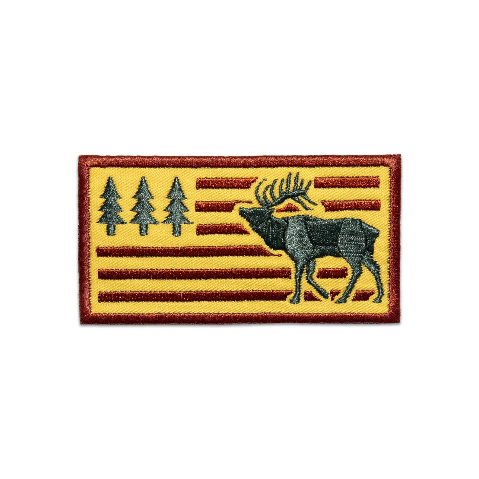 Elk Patch American Flag Hunting PNW Pacific Northwest - Etsy