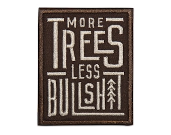 Trees Patch Vintage Hiking Camping Adventure Backpack | Etsy