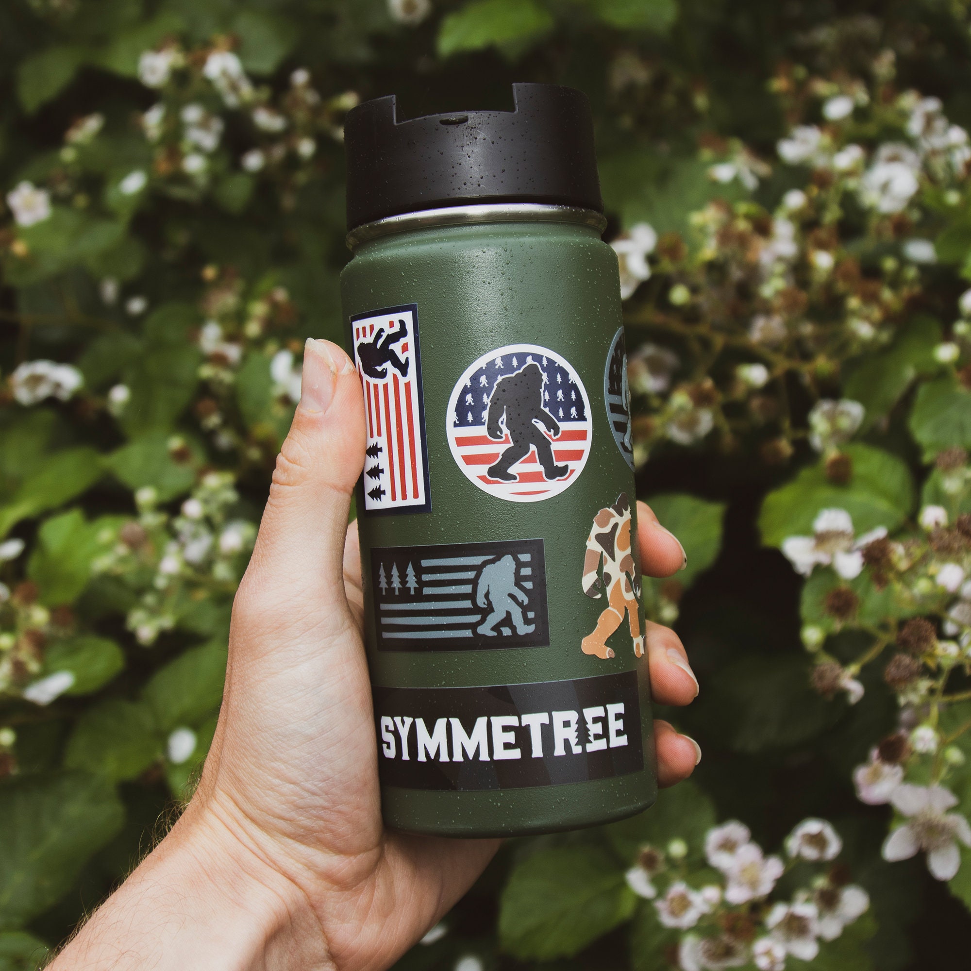 Squatch Sticker Sheet American Flag Bigfoot PNW | Etsy