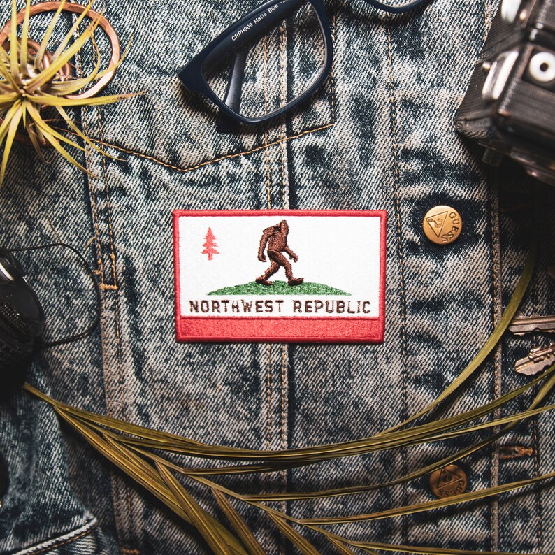 Pacific Northwest Patch PNW West Coast Forest Woods | Etsy