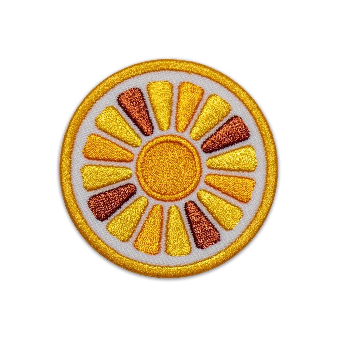 Sunshine Embroidered Patch - Retro Patch Patches for Jacket Hippie ...