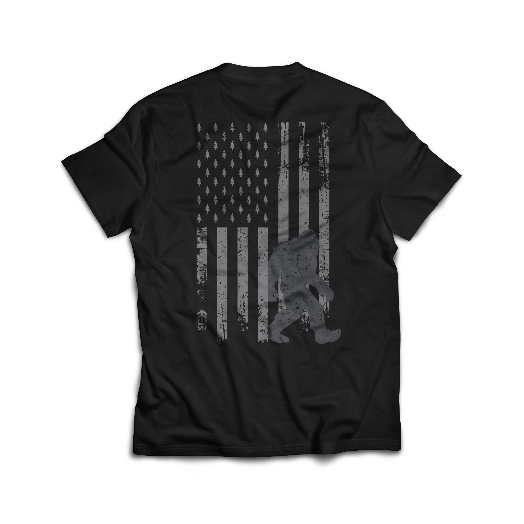 Squatch Shirt - American Flag - Bigfoot - Pacific Northwest - USA ...