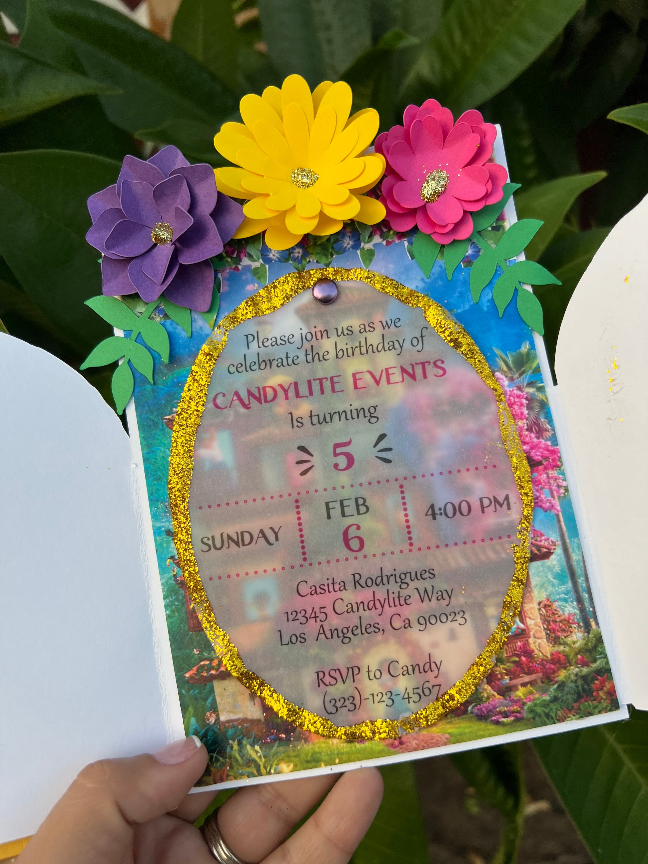 Encanto Invitation Handmade Invitation Encanto Birthday - Etsy