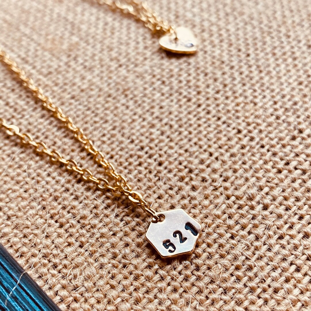 Hand Stamped-memorial Grief Gift Necklace-gold Plated - Etsy