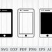 Phone SVG File Cell Phone SVG File Phone Clipart Cell | Etsy