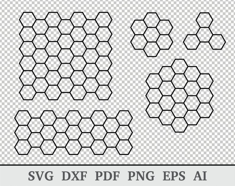 Honeycomb SVG Honeycomb Pattern SVG Hexagon Svg Beehive - Etsy