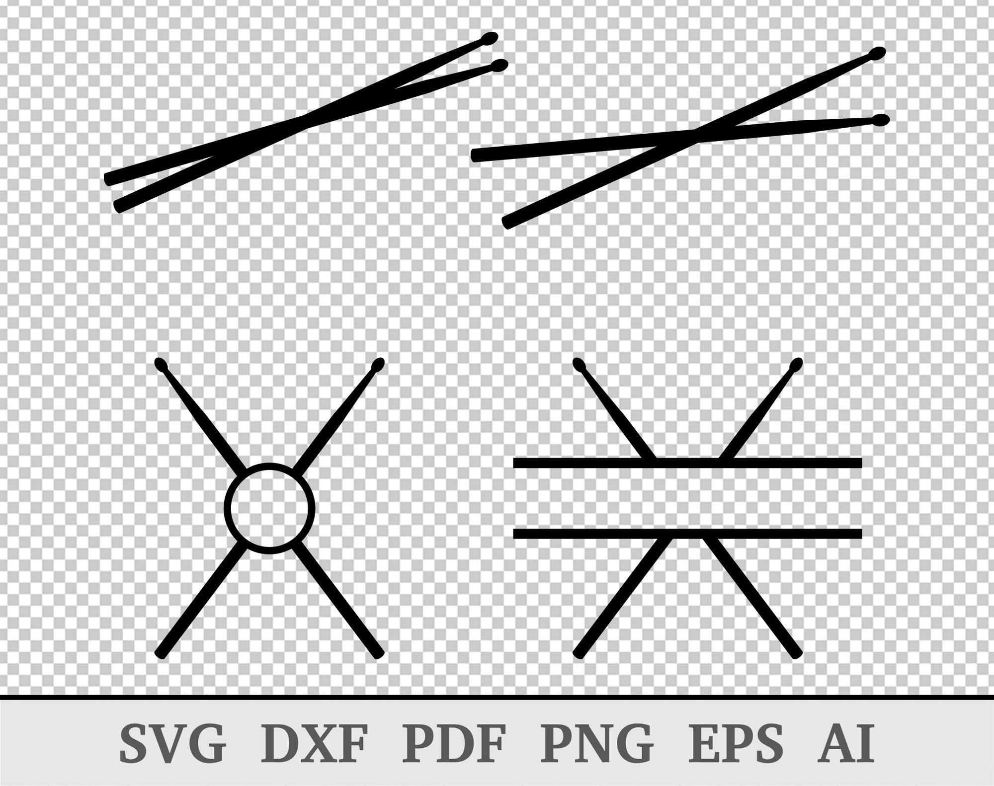 Drumsticks Svg Drummer SVG Drum Svg Percussion Svg - Etsy