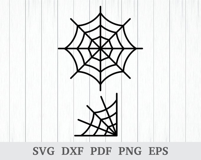 Spider Web SVG, Spiderweb SVG, Cut File Hallloween Svg, Cobweb Png ...