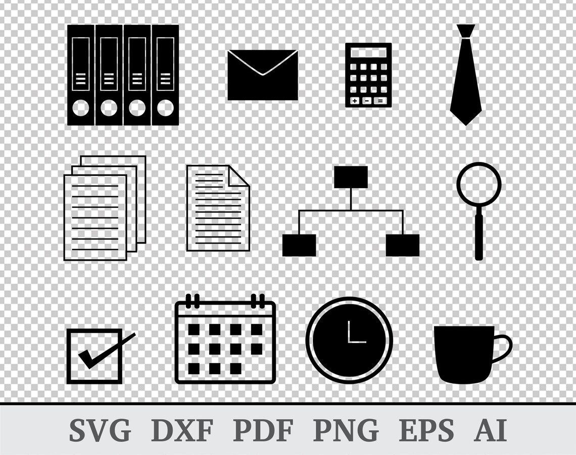 Office SVG File Pages SVG Calendar Svg Record Files SVG - Etsy