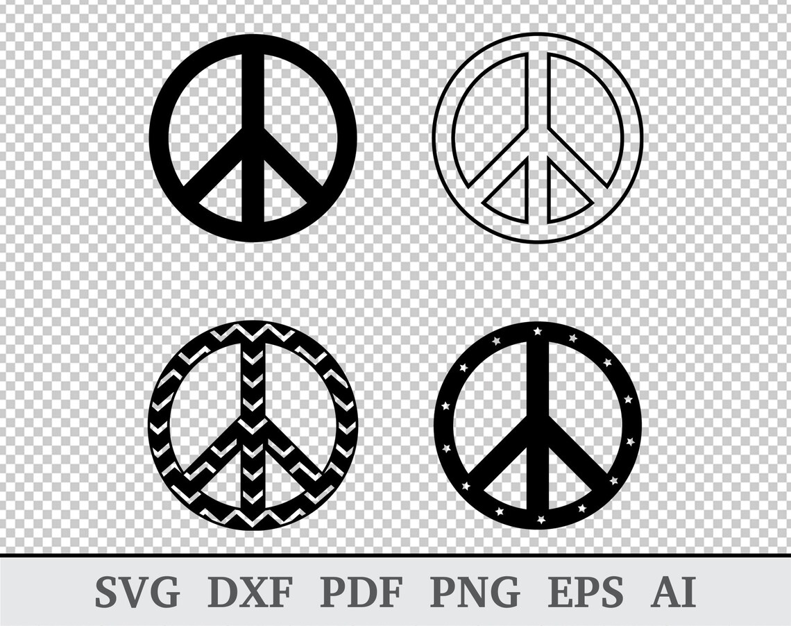 Peace Sign Svg File Peace Symbol SVG Peace Svg Peace Sign - Etsy UK