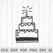 Cake Svg, Birthday Cake Svg, Birthday SVG, Wedding Cake Svg, Wedding ...