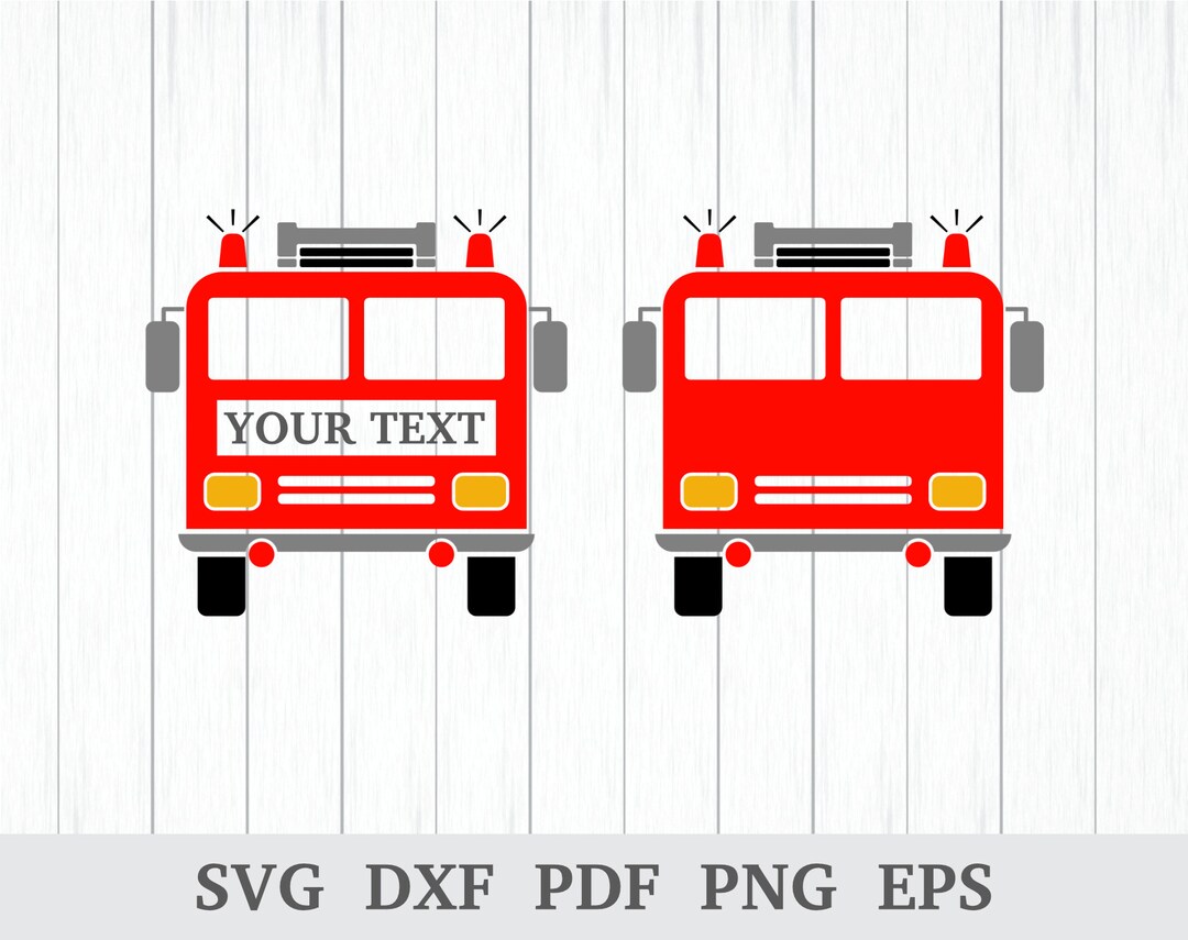 Fire Engine SVG File, Fire Truck Engine Svg, Fire Brigade Svg, Fireman ...