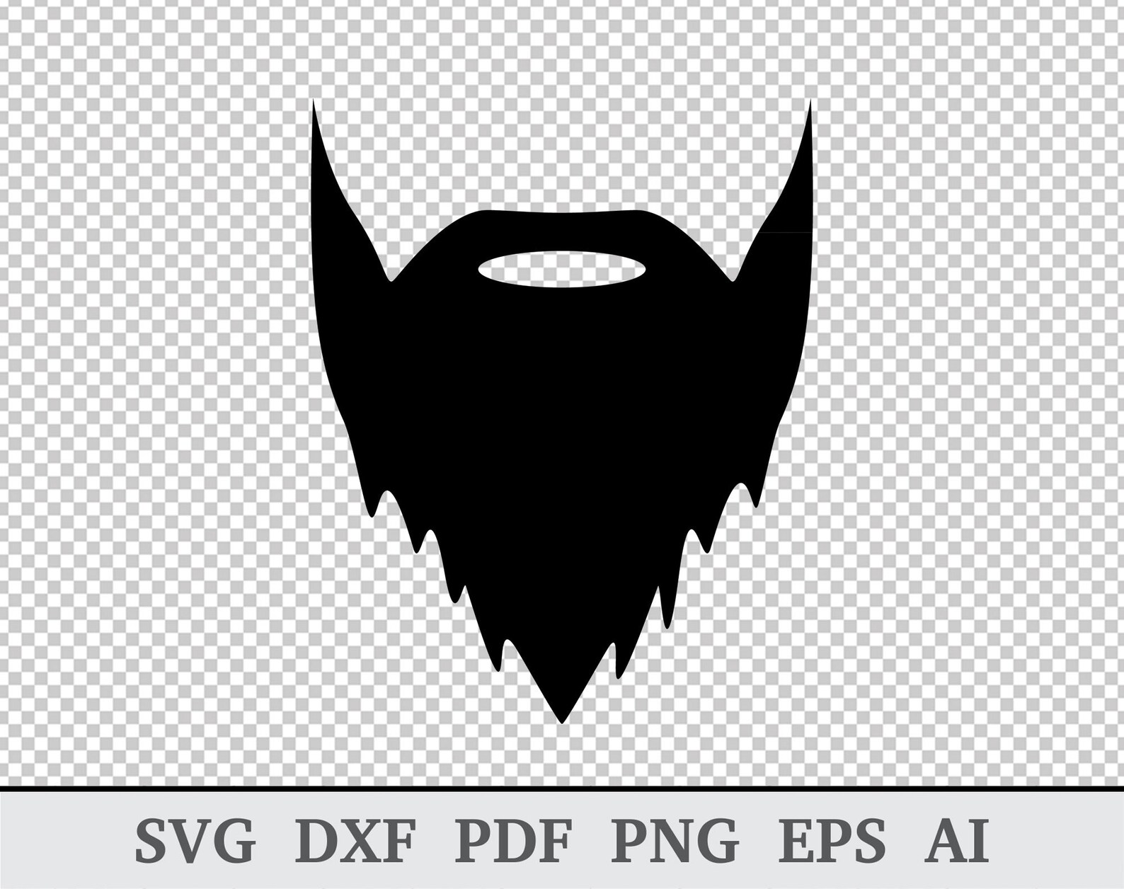 Beard SVG Beard Face SVG Man With Beard SVG Beard Clipart | Etsy