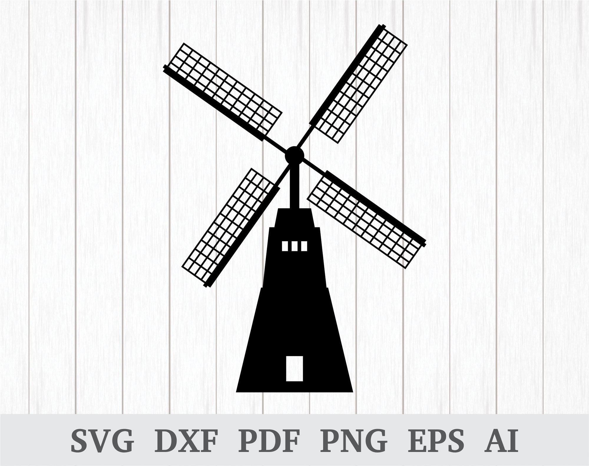 Windmill Svg Farmhouse Windmill Svg Farm Windmill Svg Wind - Etsy
