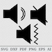 Audio SVG, Audio Icon Svg, Audio Control Svg, Audio Signs, SVG Speaker ...