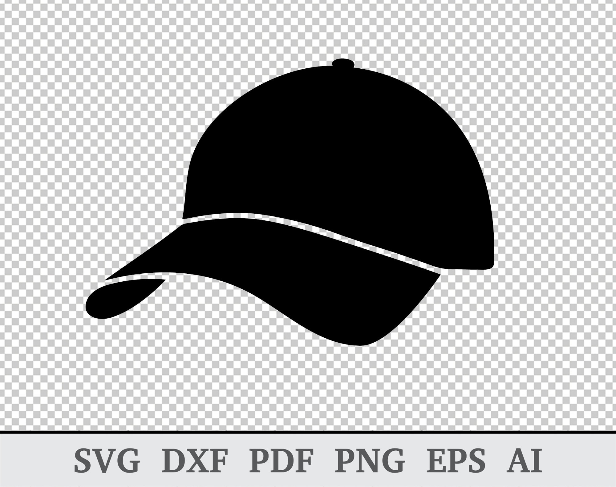 Baseball Cap SVG, Baseball Cap Clipart, Sports Svg, Baseball Svg, Hat ...