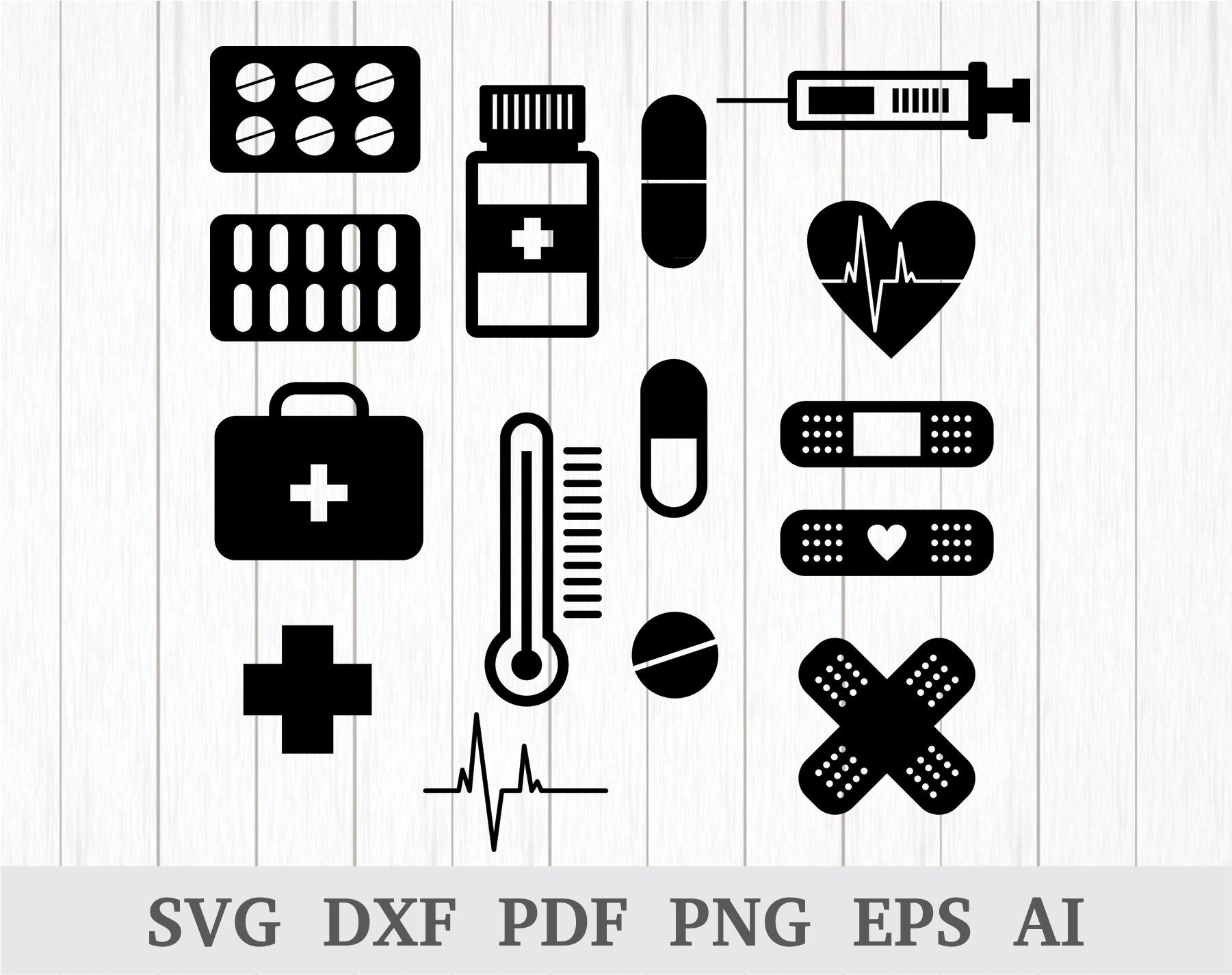 Medical Svg Hospital Svg First Aid Svg Healthcare Svg - Etsy UK