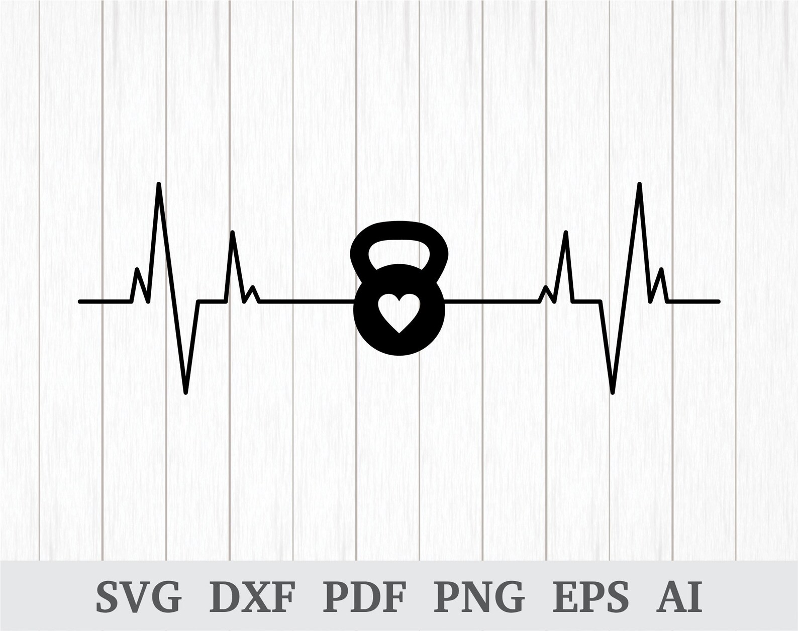 Gym Svg Heartbeat SVG Heart Pulse Svg Heart Beat SVG Music - Etsy