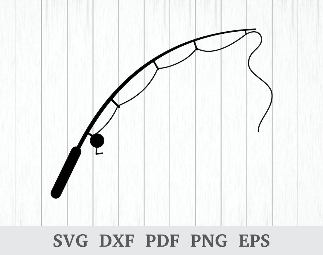Fishing Pole Svg, Fishing Svg, Fly Fishing Svg, Fishing Rod Svg ...