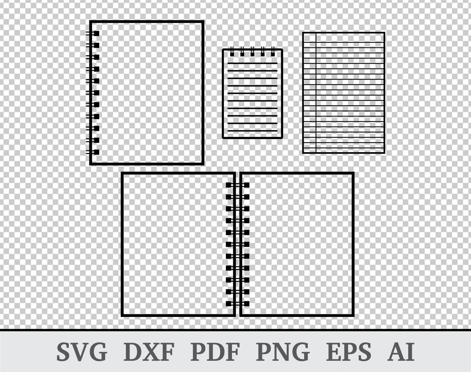 Notebook SVG Notebooks SVG Paper Svg Notepad SVG Notepads - Etsy UK
