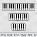 Piano Keys SVG, Piano SVG , Keyboard Svg, Piano Keys Vector, Music Svg ...